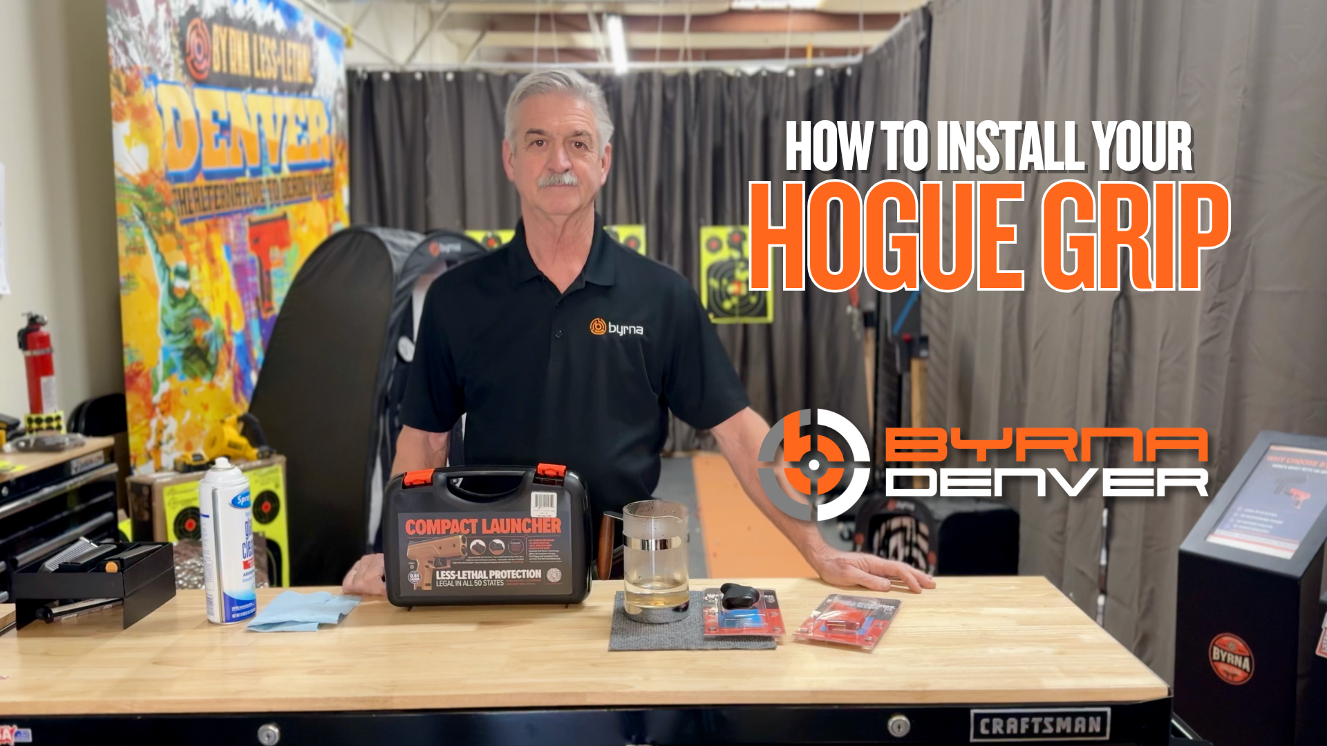 How to Install a Hogue Grip on Your Byrna CL – Byrna Denver